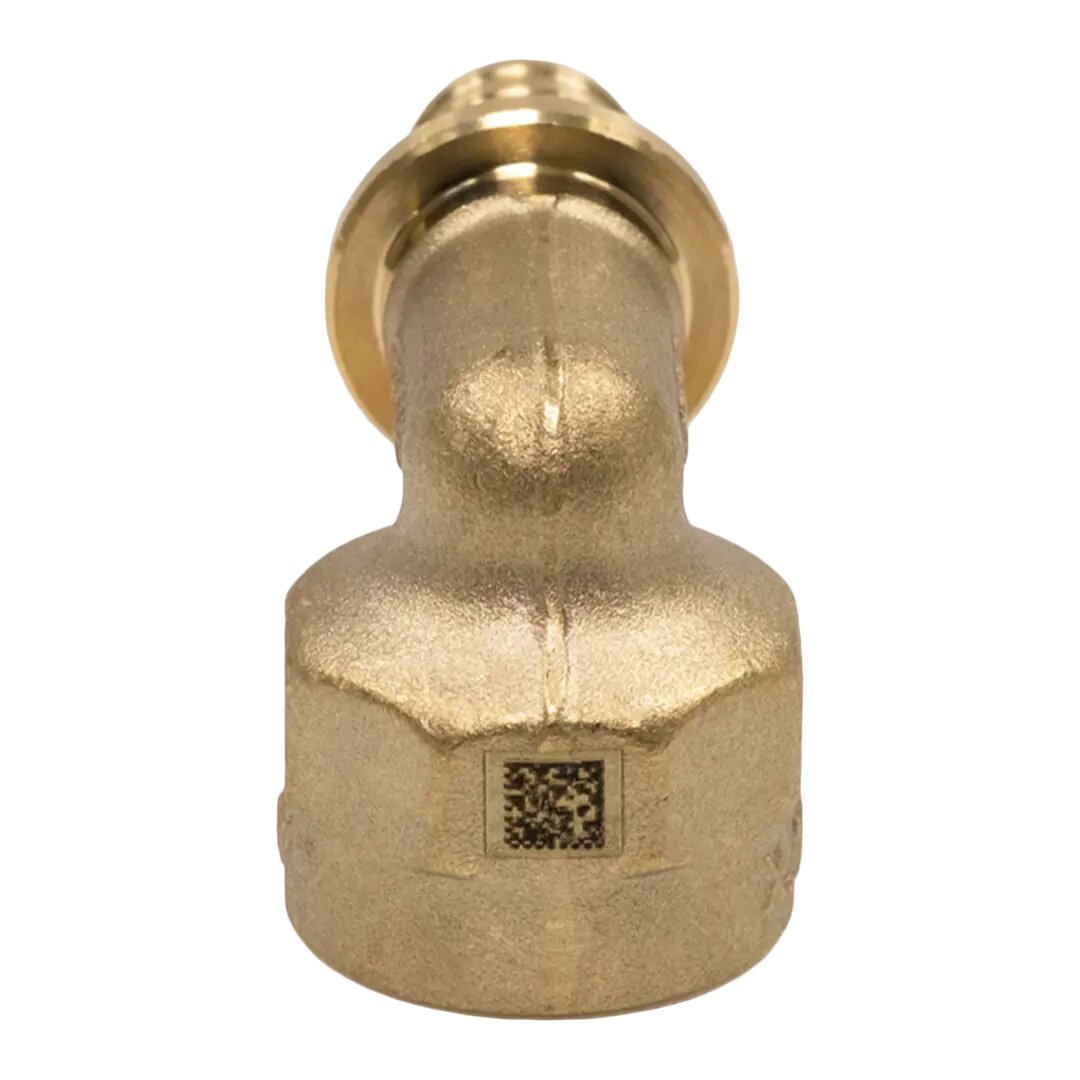 Угол комбинированный 90 гр. Рехау 1/2х16 мм ВР-НР латунь