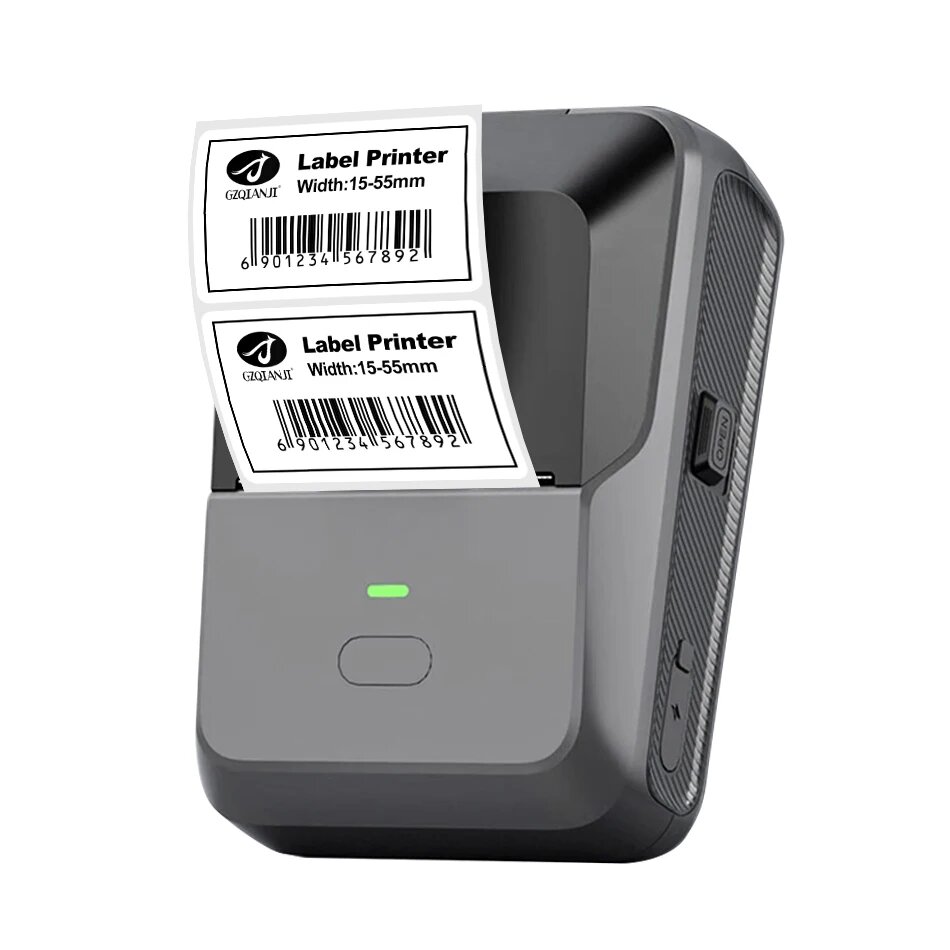 Устройство для изготовления этикеток P2, портативный карманный термопринтер, Bluetooth, 15-55 мм, рулоны бумаги, самоклеящиеся наклейки, этикеточная машина для домашнего использования