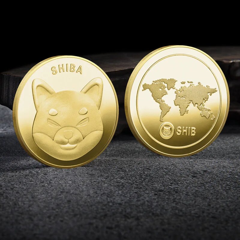 Металлическая монета Shiba Inu, Color: style 19