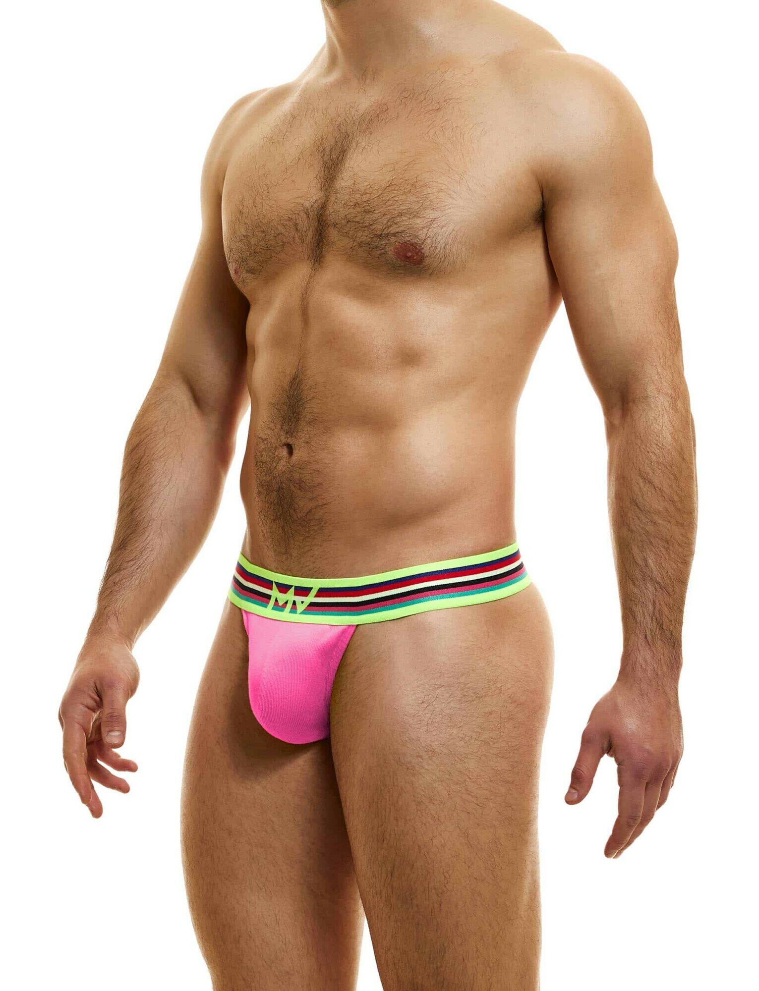 Трусы-стринги "Peace Thong - Fuchsia" / Modus Vivendi / Розовый / Размер XL