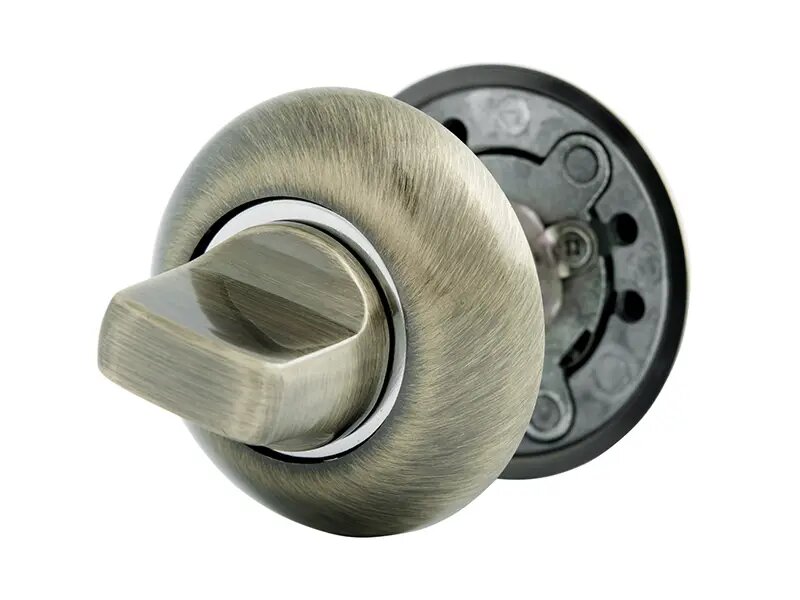 Фиксатор-ключ Palladium круглый, ЦАМ, цвет античная бронза