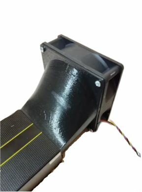 Amd Radeon Instinct mi50/(VII) воздуховод (кожух) охлаждения