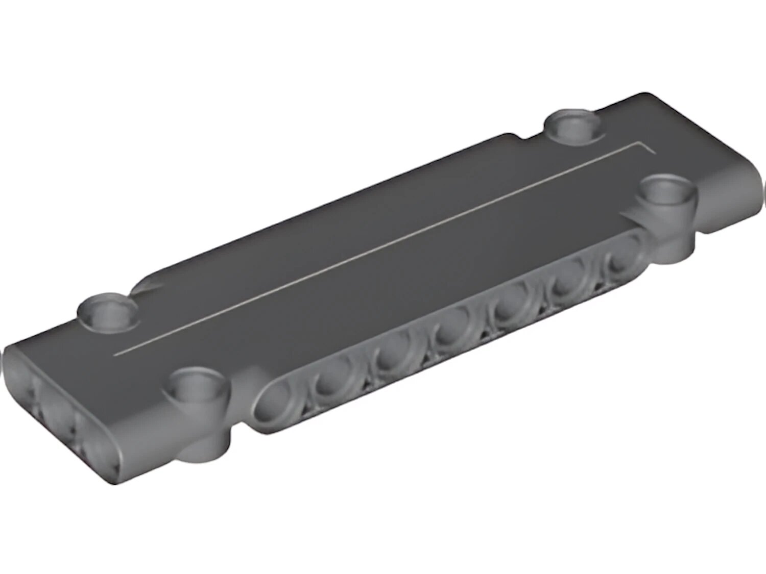 Деталь LEGO Technic, Panel Plate 3 x 11 x 1 15458 Dark Bluish Gray N