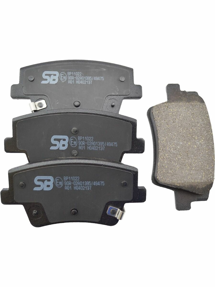 Колодки тормозные дисковые задние для а/м HYUNDAI Santa Fе, SB NAGAMOCHI BP11022