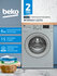 Стиральная машина с паром и удалением шерсти Beko SteamCure WSRE6512ZSS 6 кг, 10...