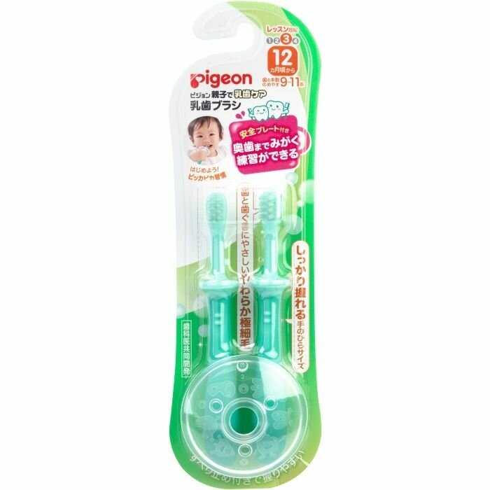 Зубная щетка детская Pigeon от 12 до 18 месяцев, шаг 3 (1021094)