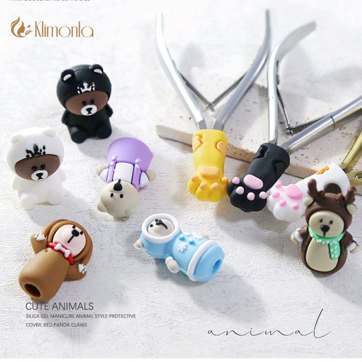 3 шт. защитный чехол для кусачек, ножниц для ногтей, кутикулы, маникюрных педикюрных инструментов, пинцетов для удаления