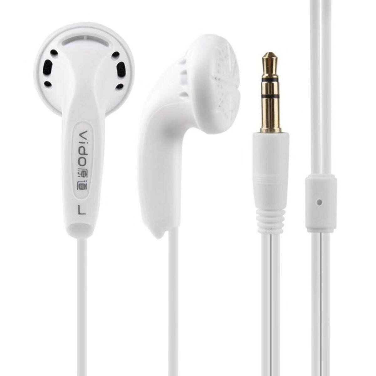 Синие/белые высококачественные проводные наушники Vido Soundtrack Stereo Headset Game Headset Bass Noise Headphones Stud