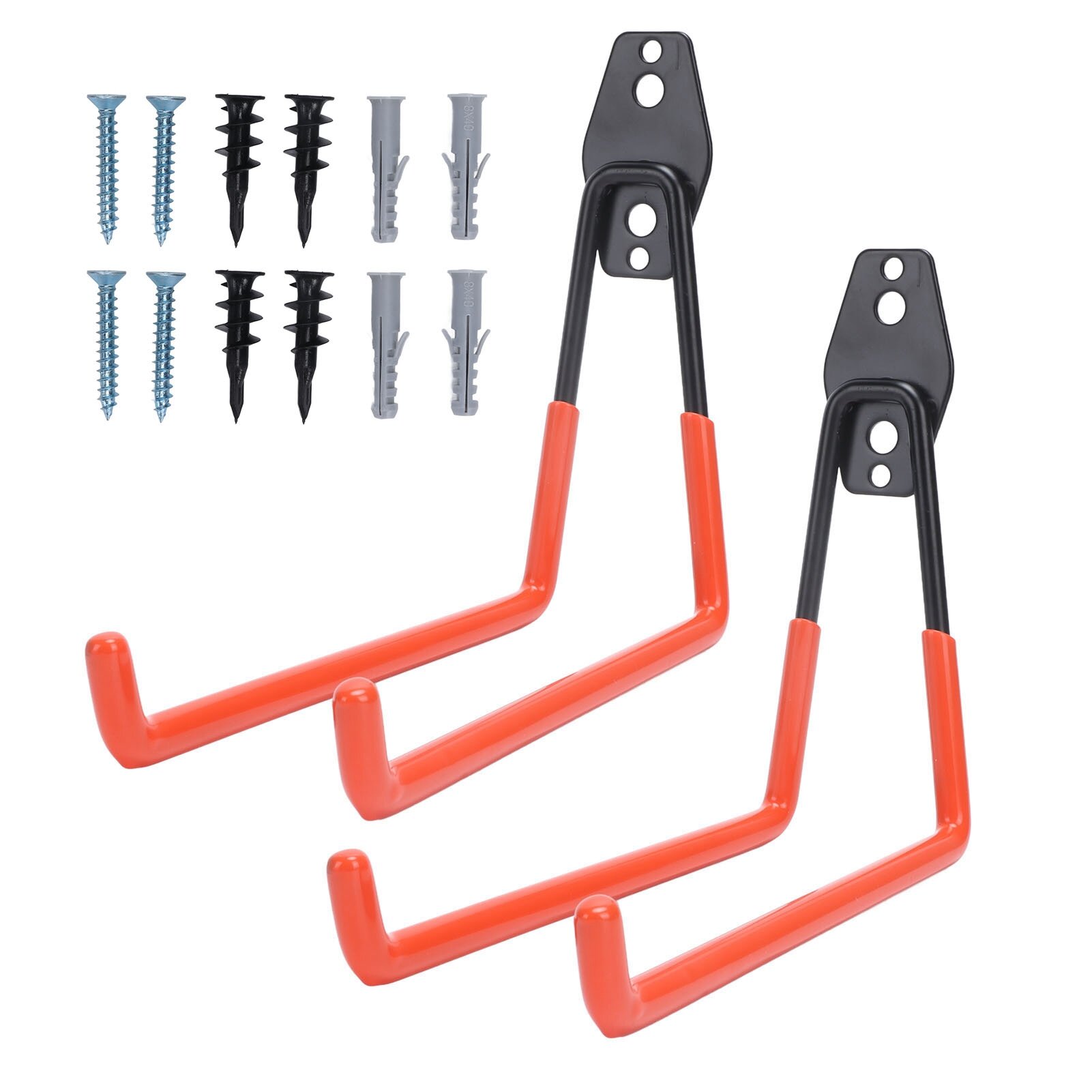 2 шт. Многофункциональные настенные крючки для гаража, органайзер для хранения велосипедов и других вещей, стиль A.