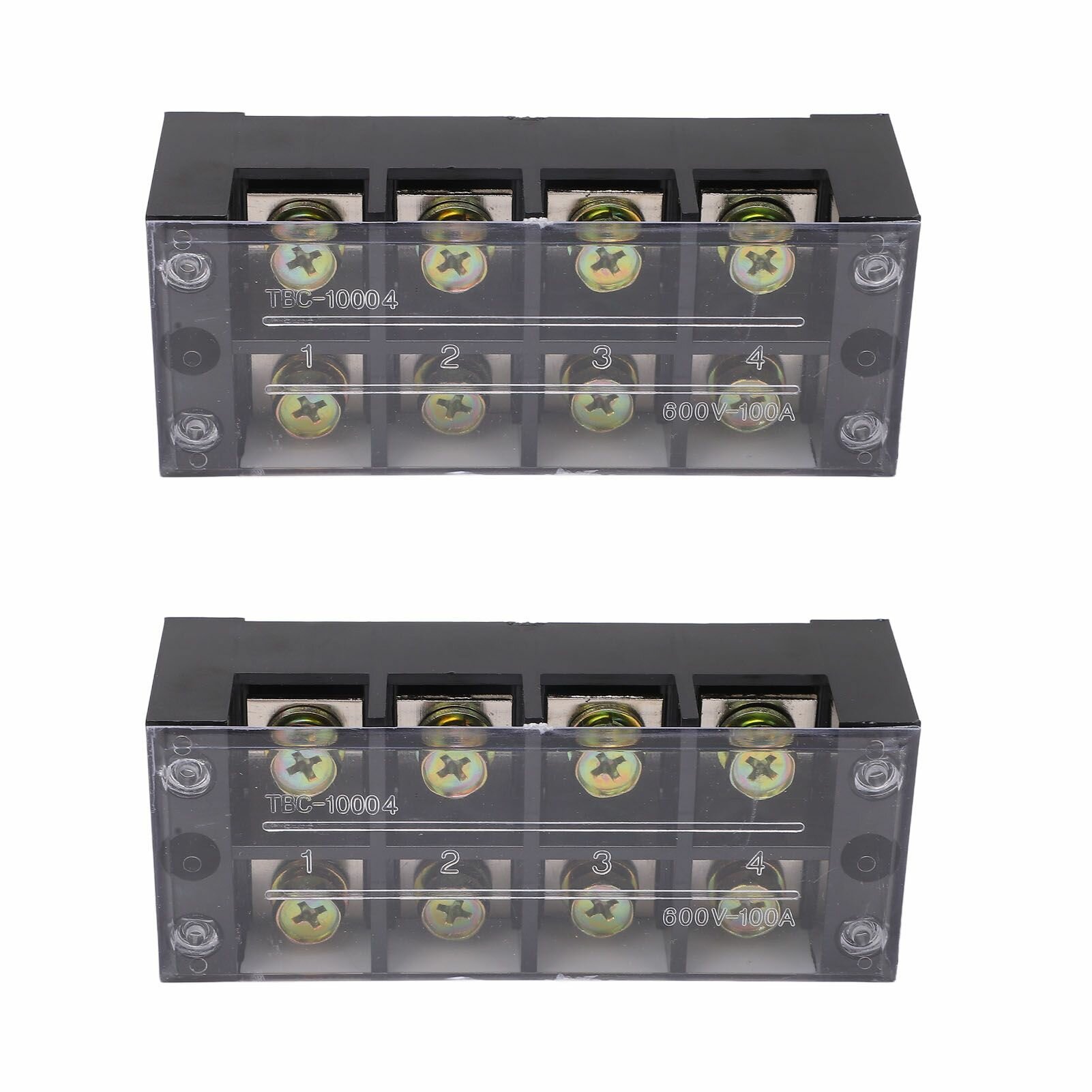 Блок клеммный 100A, 600В, для больших токов, 2 шт.