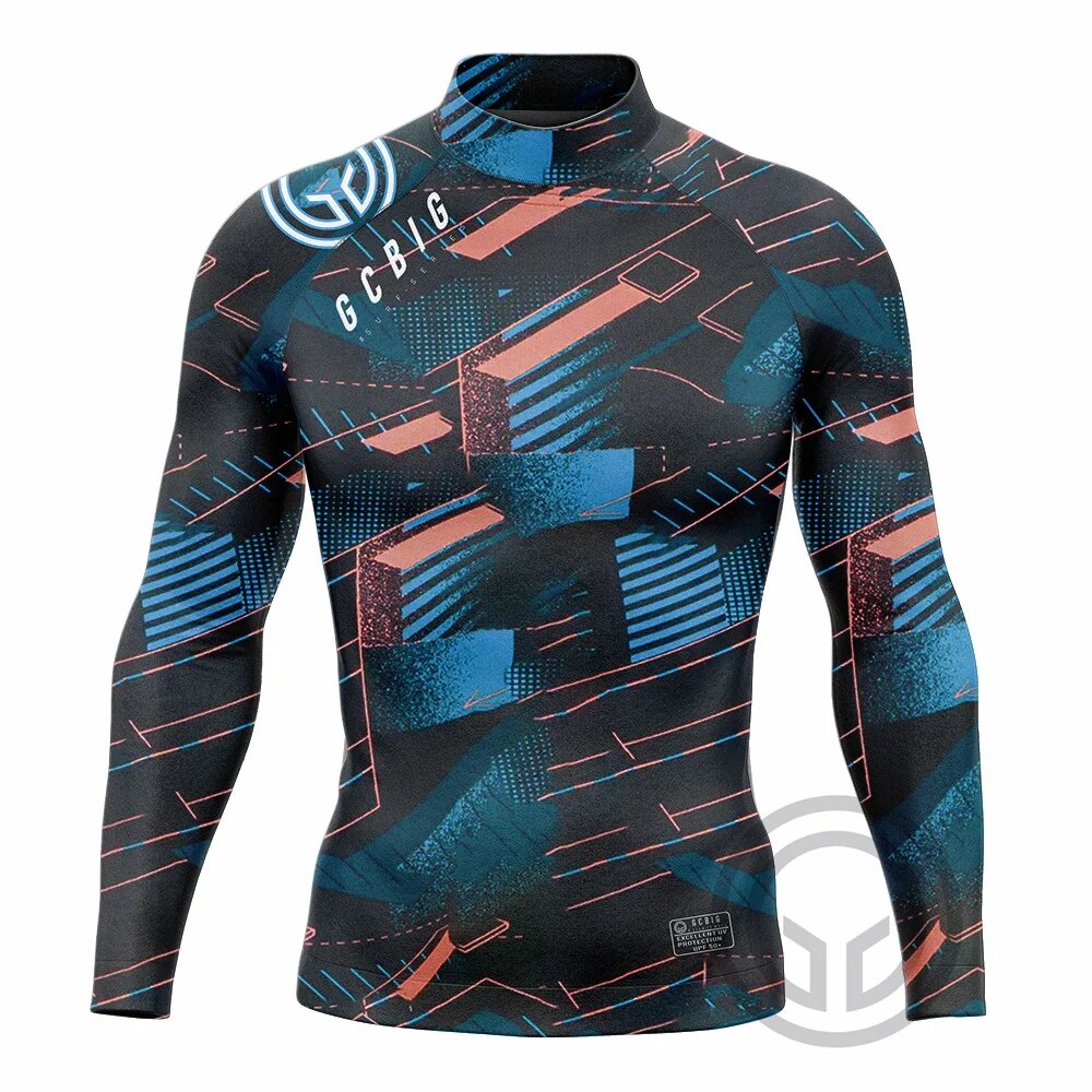 Мужская футболка для серфинга с длинным рукавом, цвет 10, 5XL
