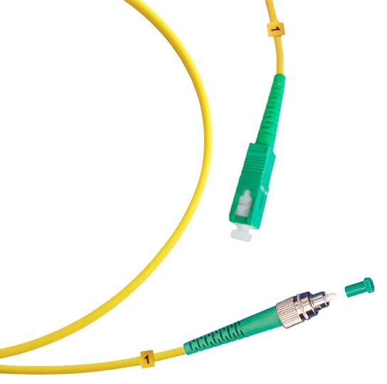 Патч-корд Cabeus 1м (FOP(s)-9-FC/APC-SC/APC-1m)