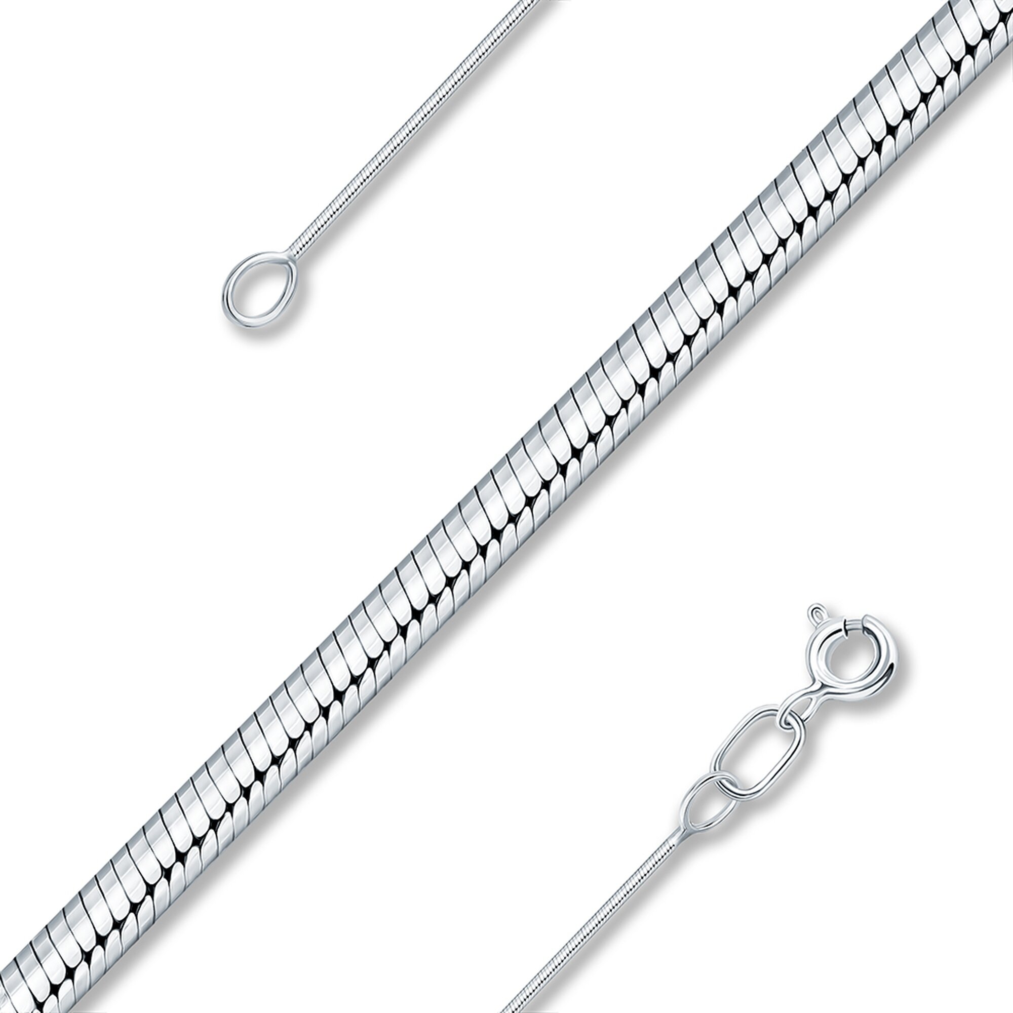 Цепь белое золото, 585 проба