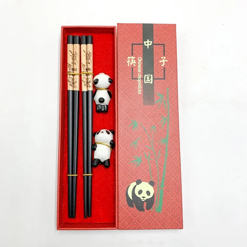 Деревянные китайские палочки для еды Panda