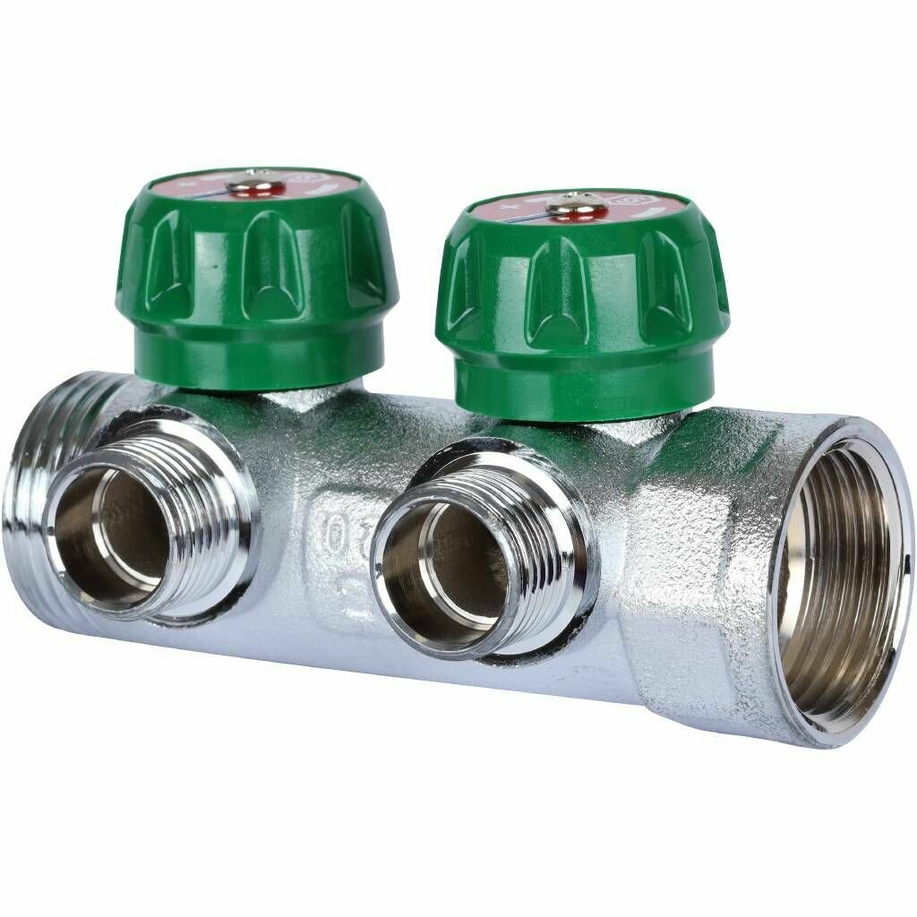 Коллектор регулирующий STOUT SMB-6850-011202 1", 2 отвода 1/2"