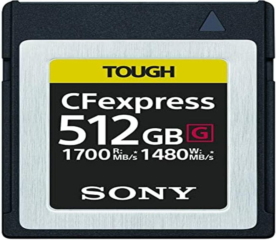 Карта памяти Sony CFexpress Type B 512 ГБ, R/W 1700/1480 МБ/с, 1 шт.