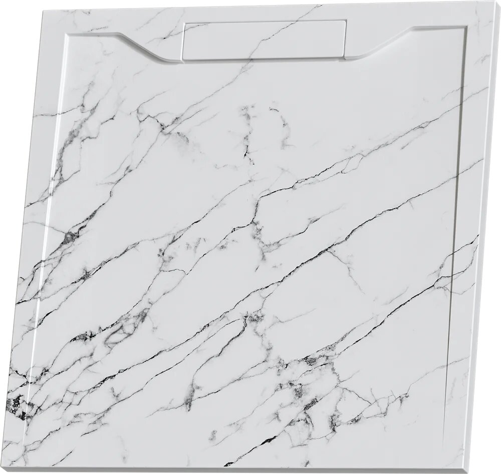 Поддон для душа RGW Stone Tray STE MW из искусственного камня, 90x90 см, квадратный, низкий, немецкий