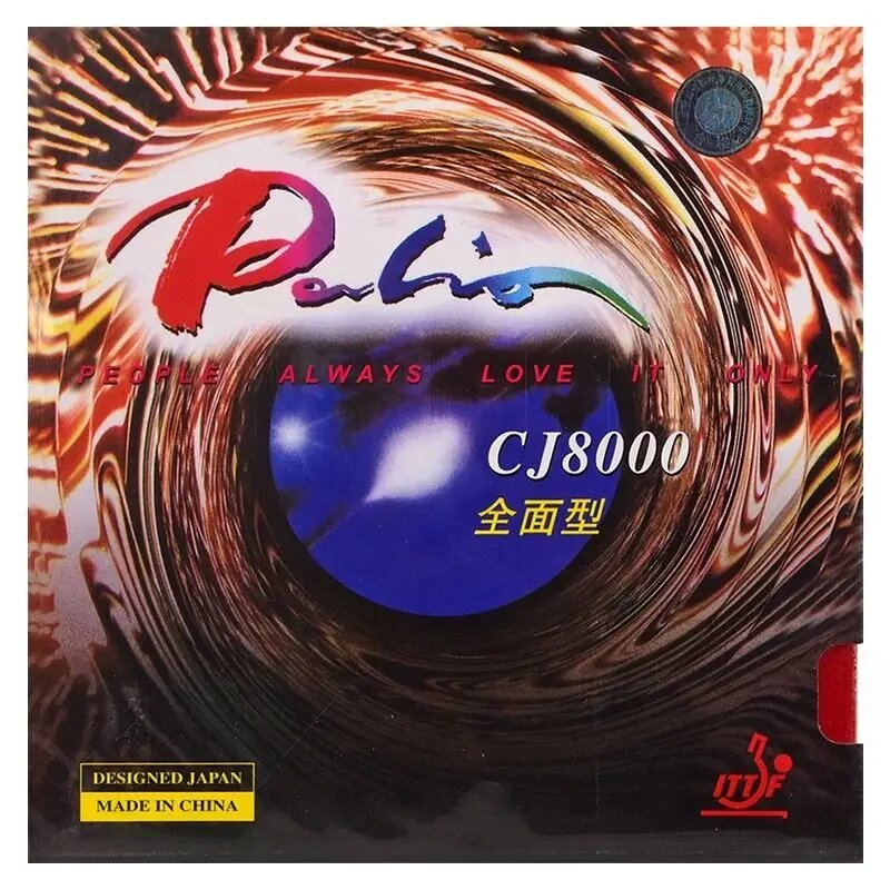Palio CJ8000, резиновая ракетка, черный