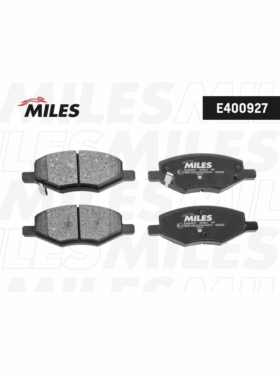 Колодки тормозные дисковые передние MILES E400927 для CHANGAN Alsvin