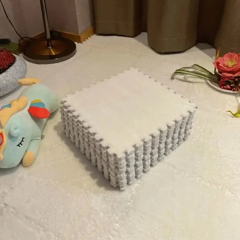 Белый игровой коврик из пенопласта 5шт