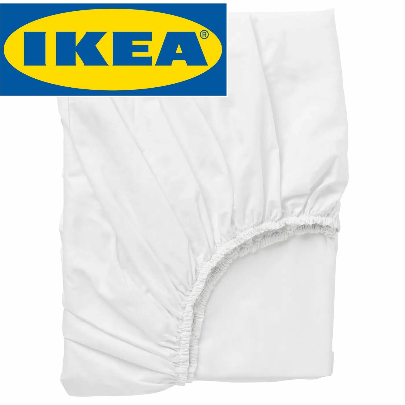 Пододеяльник DVALA IKEA, Натуральный хлопок 100%, Светло-бежевый 180x200 см