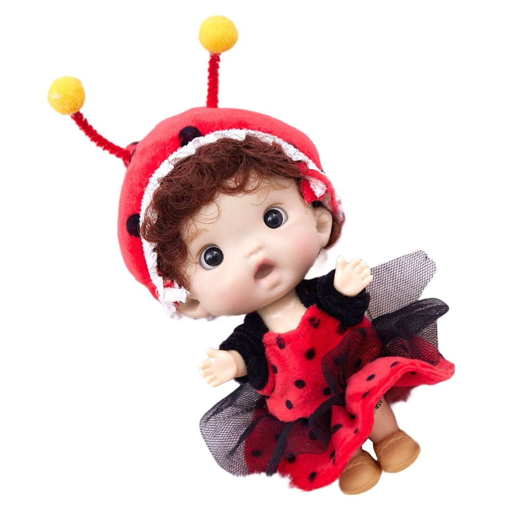 Виниловая кукла для новорожденных девочек, 4-дюймовая реалистичная игрушка, подходящая для детей