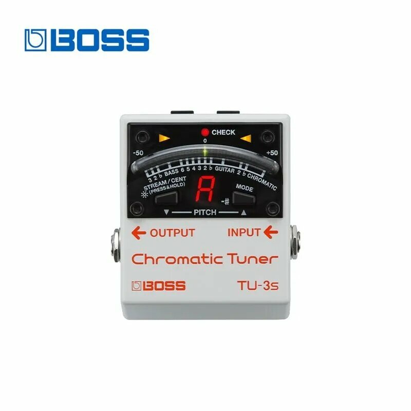 Boss TU-3S Хроматический тюнер гитарной педали Boss TU 3S