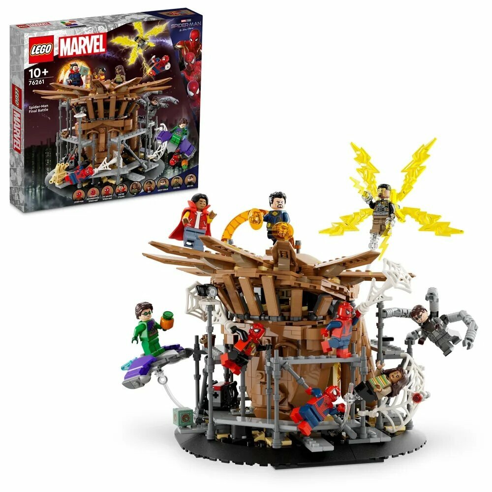 Конструктор LEGO Super Heroes Финальная битва Человека-паука, 900 деталей, 10+, 76261 Оригинал