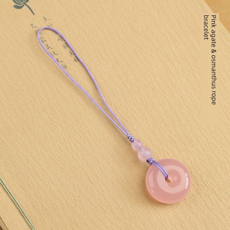 Агатовый нефритовый брелок с пряжкой безопасности, подвеска для ключей от машины для мужчин и женщин, пара,