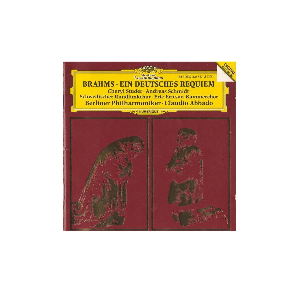 Диск BRAHMS: Ein deutsches Requiem. Abbado (1 CD)