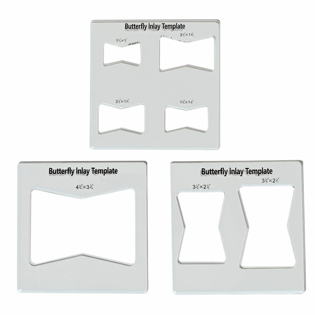 Шаблон для выпиливания бабочек из дерева из акрила, 153 153 мм