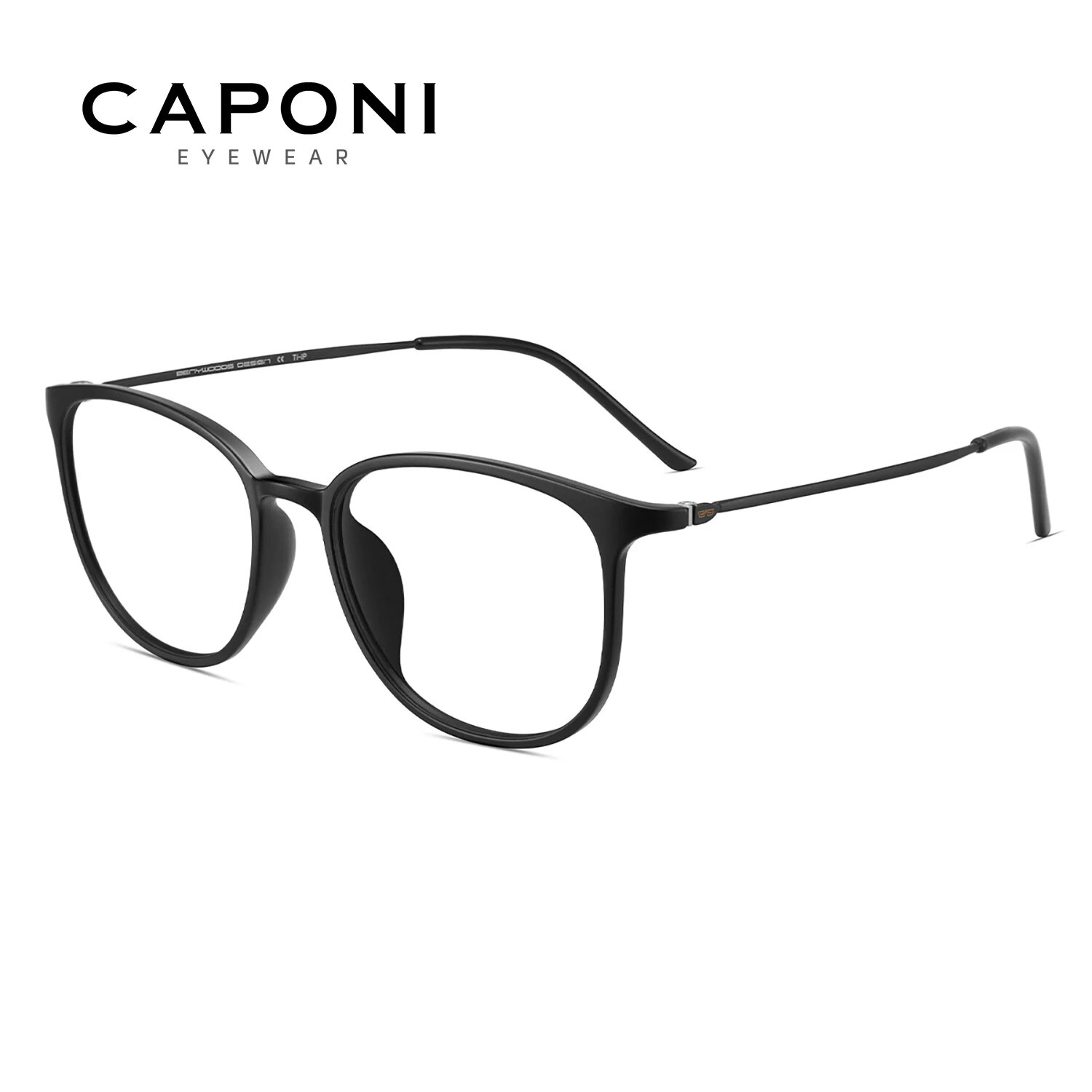 Мужские очки CAPONI черные LH520 Frame