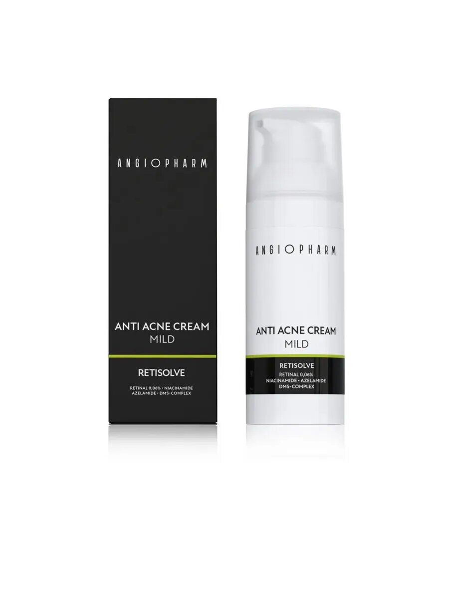 Крем Ангиофарм "Mild", с ретиналем, для проблемной кожи, 50мл