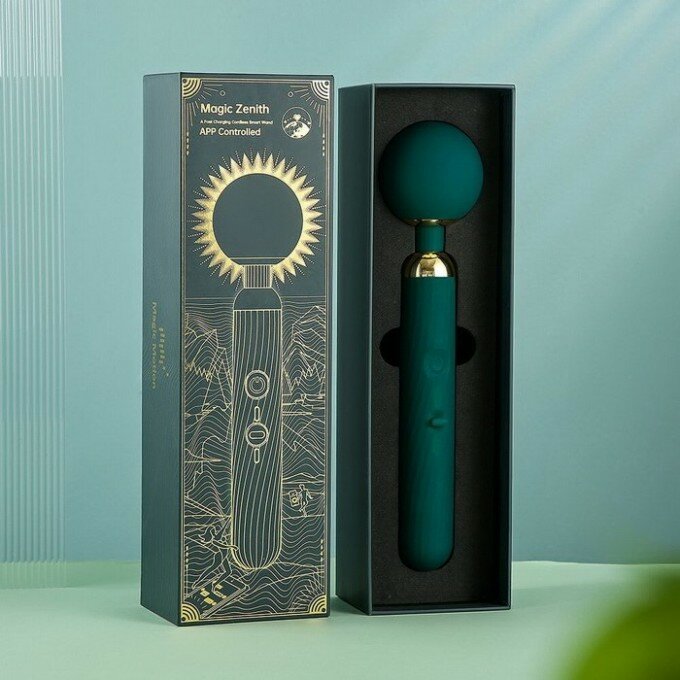 Изумрудный вибромассажер Magic Motion Zenith - 29 см. Magic Motion