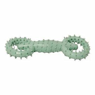 HOMEPET Игрушка для собак Dental гантель, фисташковая