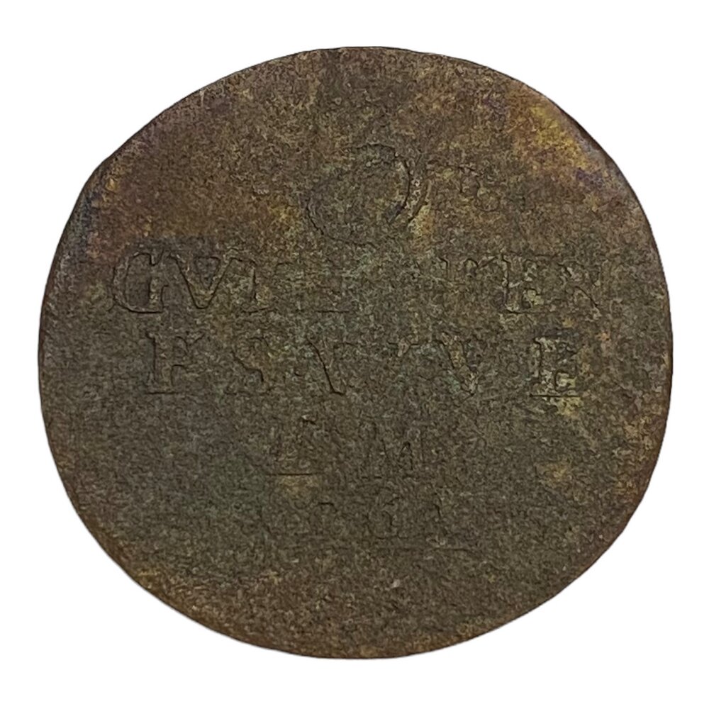 Германия, Саксен-Веймар-Эйзенах 3 пфеннига 1761 г. (FS)