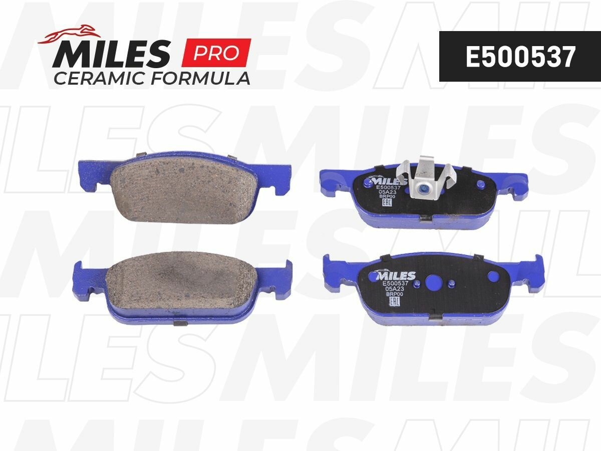 Колодки тормозные Miles E500537