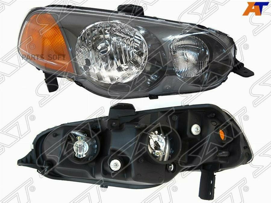 Фара Honda HR-V 98-07 (Справа/ Галоген/ Ручная регулировка) SAT ST-7651R | цена за 1 шт