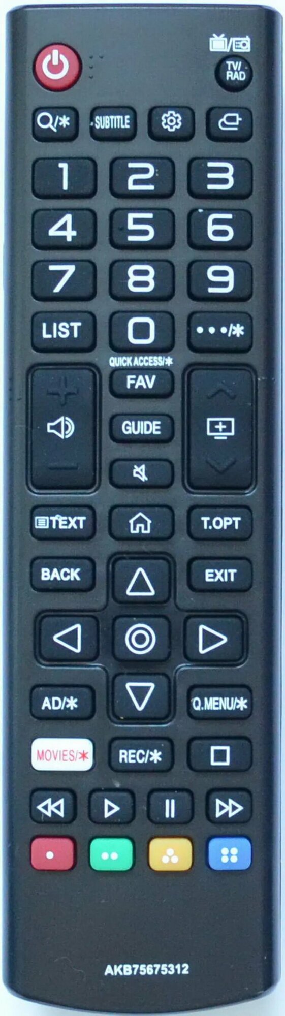 Пульт для телевизора LG 32LM550BPLB