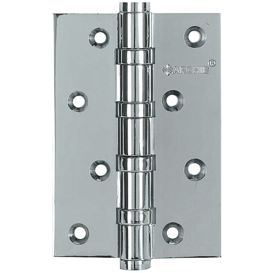 Петля дверная универсальная Archie A010-C 100X70X3-4BB-131, хром, 4 ш/подшипника, 1шт