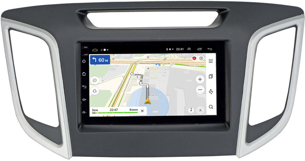 Штатная магнитола Hyundai Creta 2016-2021 (матовая) Canbox 2/32 Android 10 (GT7-RP-HDI25N-111) (IPS, DSP, CarPlay)