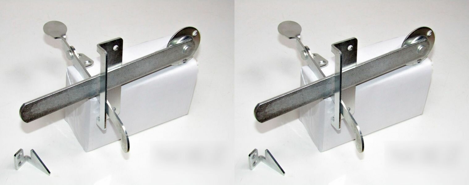 Защелка калитки ноэз ЗК-230-SL цинк (комплект 2 штуки)