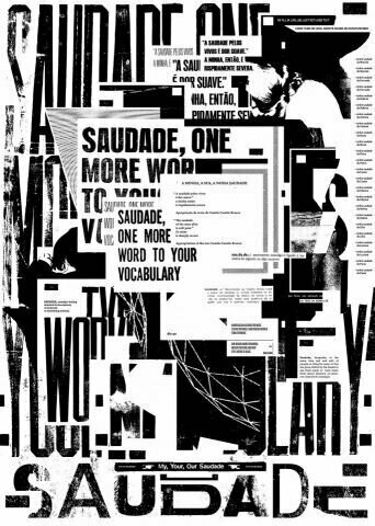 Плакат, постер Saudade-чувство ностальгии на бумаге, размер 60х84см