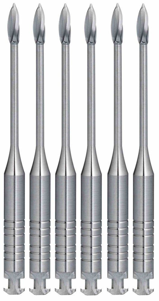 Gates Drills (гейцы), 28мм, размер 6, дрильборы машинные, сталь, 6 шт. Eurofile