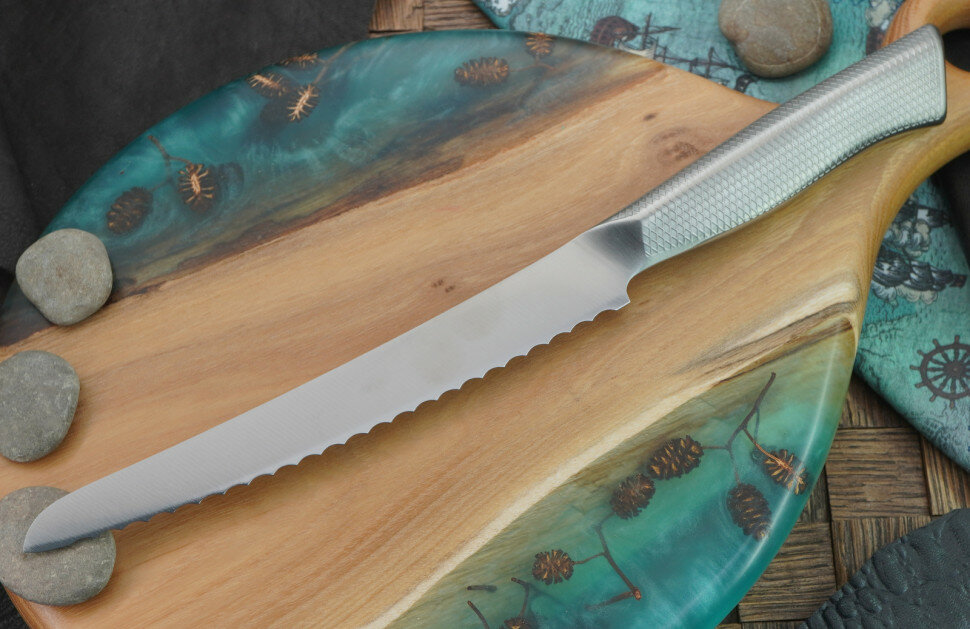 Нож кухонный хлебный KASUMI Diacross 180 мм