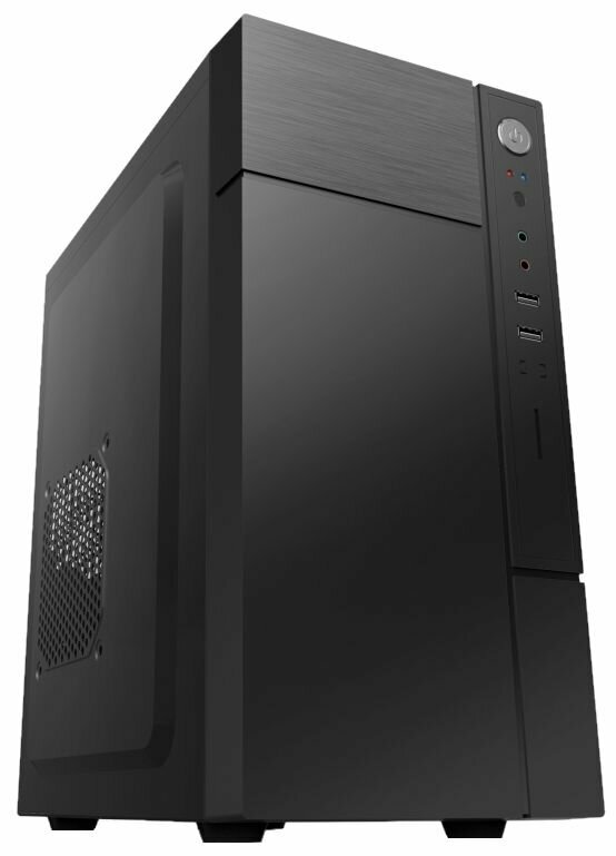 Корпус для ПК с БП FOXLINE Forza Black (FZ-017-SX450R), официальная гарантия