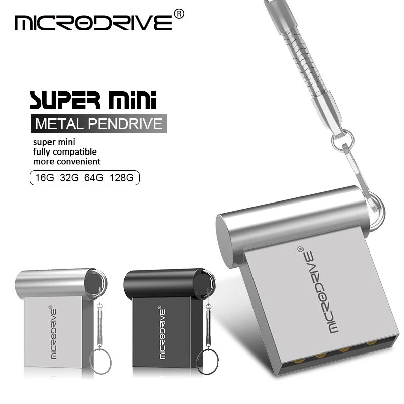 Золотой MicroDrive 512 ГБ mini USB флешка — фото 1