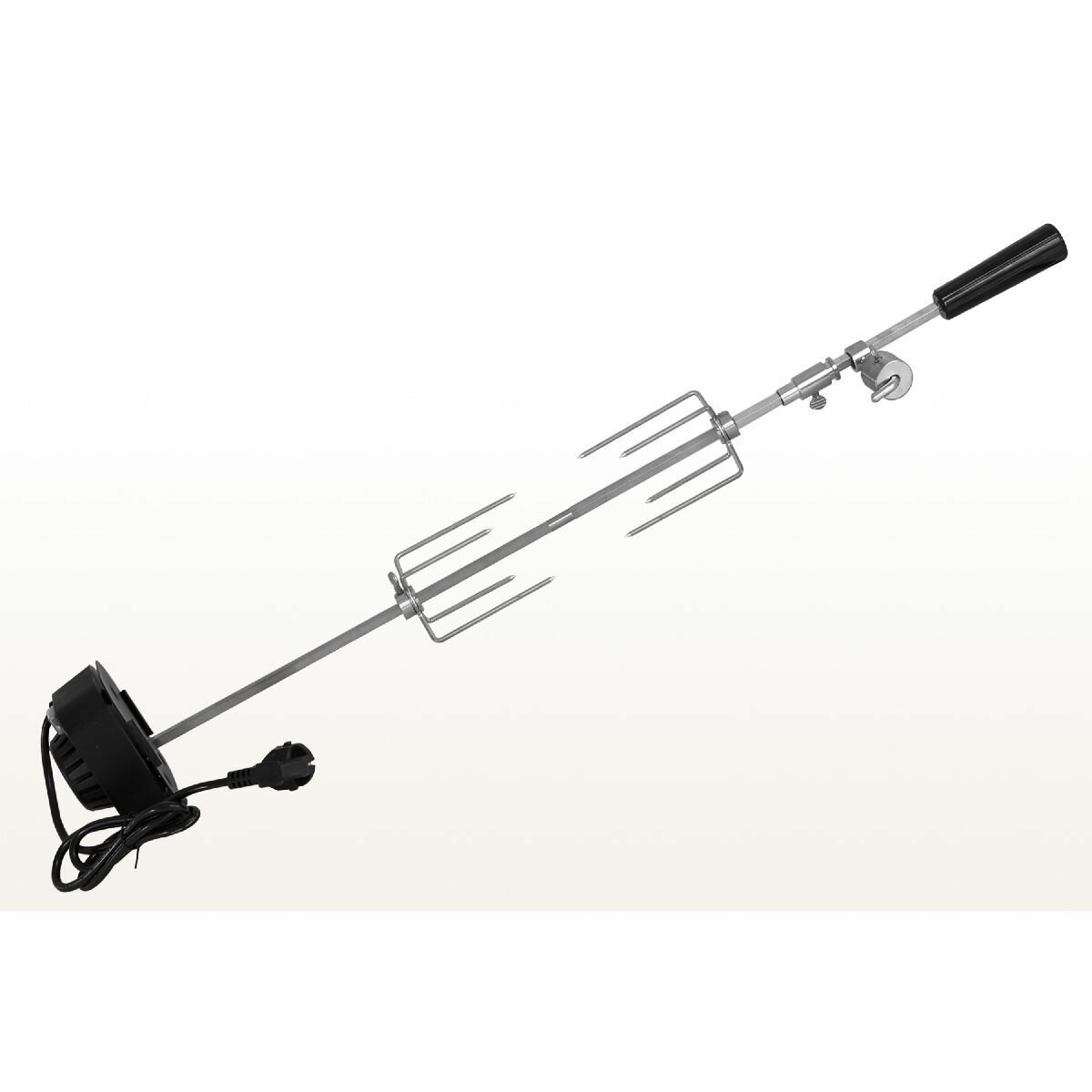 Вертел Start Grill, для газового гриля, прочный пластик/сталь, мотор, антипригарное покрытие, черный