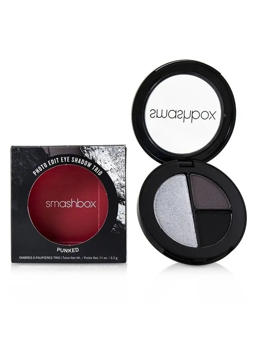 Тени photo edit eye shadow trio punked