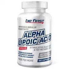 Альфа-липоевая кислота Be First Alpha Lipoic Acid 180 капсул — фото 1